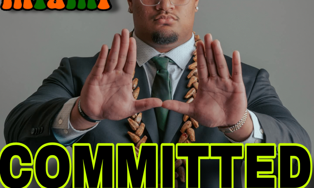 **Nation’s Top-Ranked Player Commits to Miami Hurricanes Football ...
